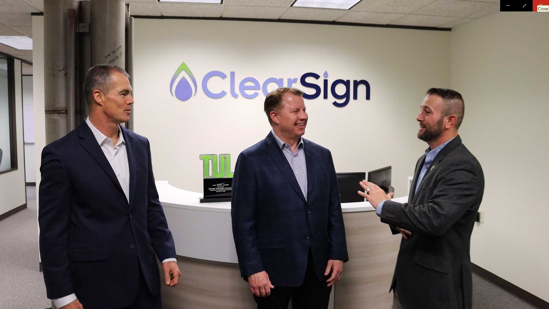 Year In Review: ClearSign Technologies Ribbon Cutting, Zeeco CEO ...